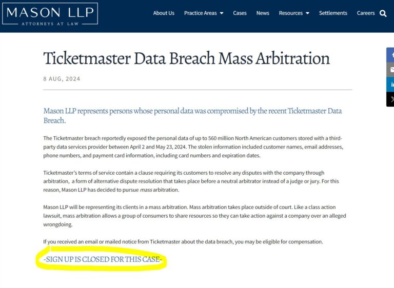 2024 Ticketmaster data breach compensation: Just how much are you ...